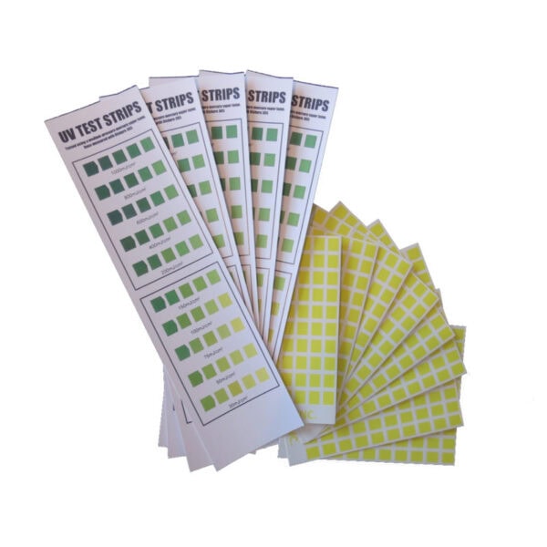 UV Test Strips and UV Test Labels | Southern Lamps